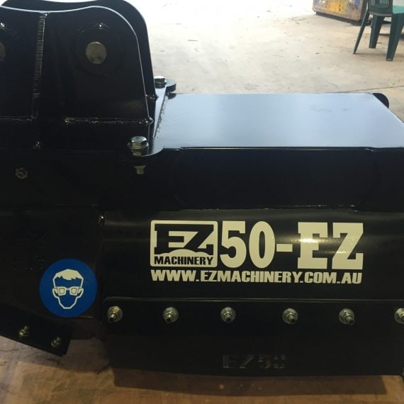 Hydraulic Flail Mulcher for Small Excavators - EZ Machinery